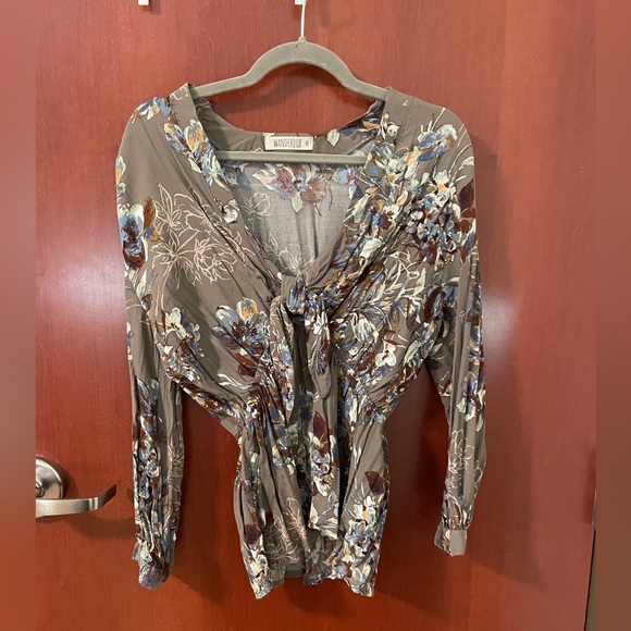 wanderlux | Tops | Wanderlux Floral Boutique Top | Poshmark
